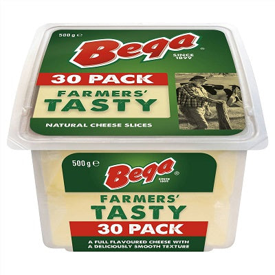 Cheese, Bega Sliced Tasty - 500g – 2uGrocer.com.au - Fresh Groceries Direct